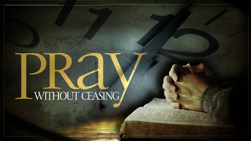 Church PowerPoint Template Pray Without Ceasing SermonCentral