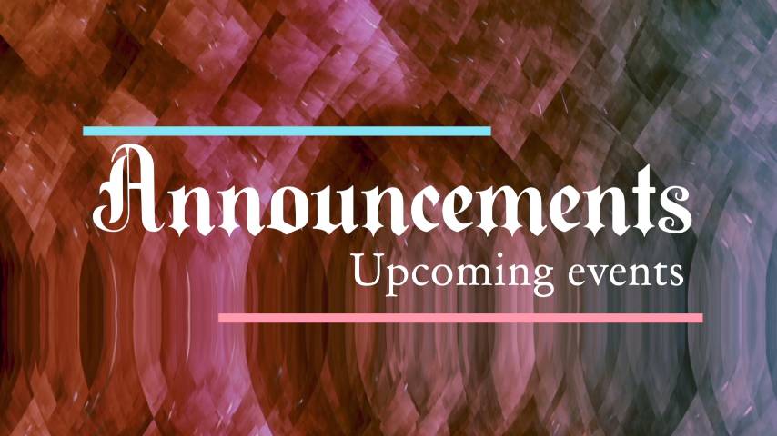 Church Announcements Images