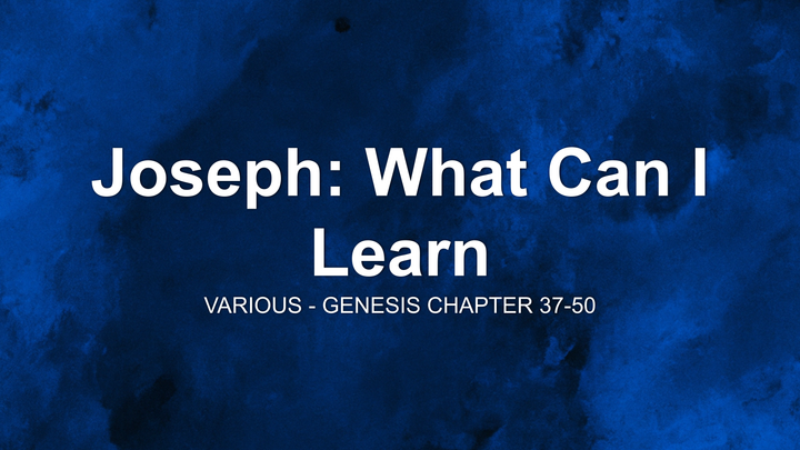 Genesis Chapters 37 50