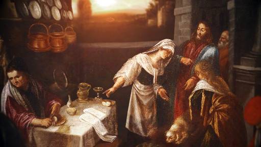 Mary And Martha Logo Martha, Mary And Lazarus (8"x10"x3/4") — Saint