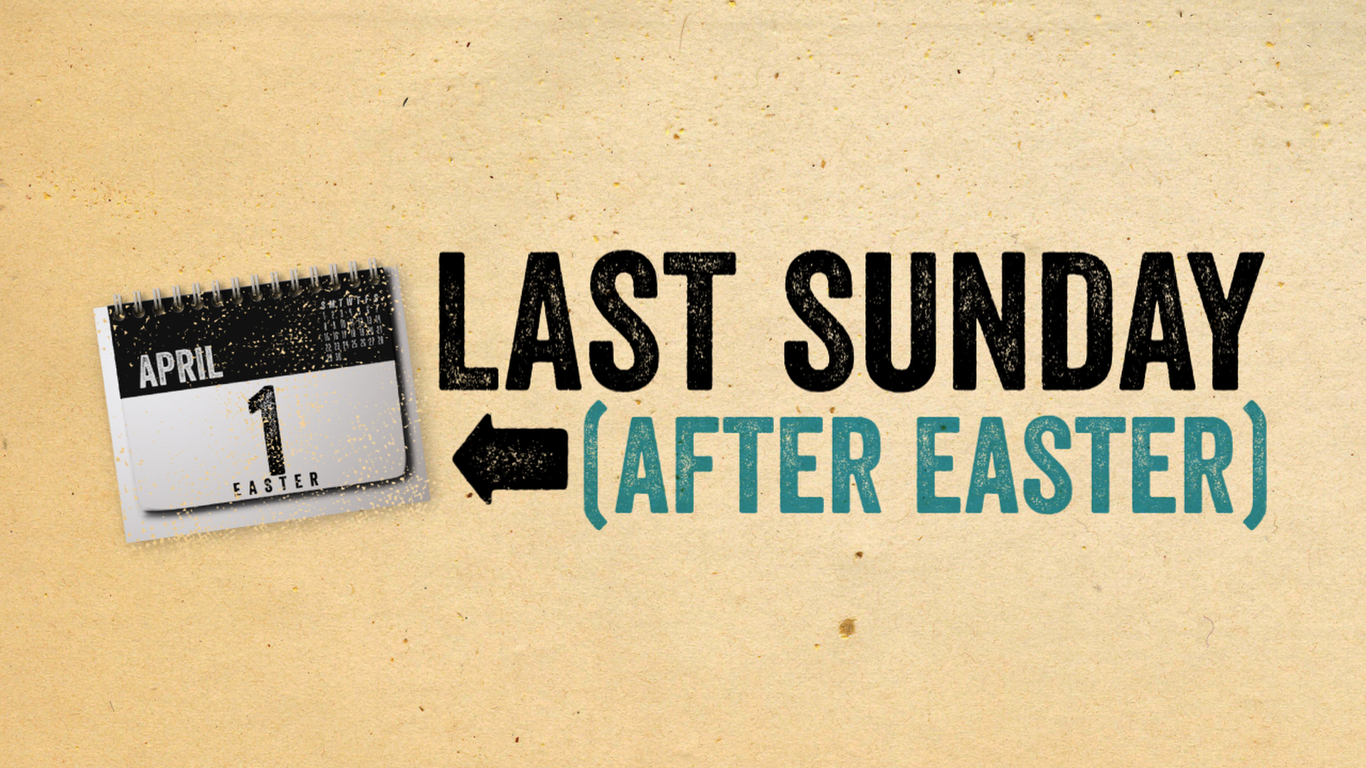 Easter Sermon Graphic